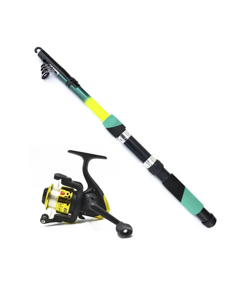 Набор Rybalka Спиннинг Strong 2,40м+Катушка с леской DK200 ...