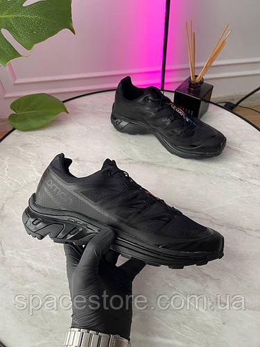 Мужские/Женские кроссовки Salomon XT-6 Softground LT ADV Black текстиль ...
