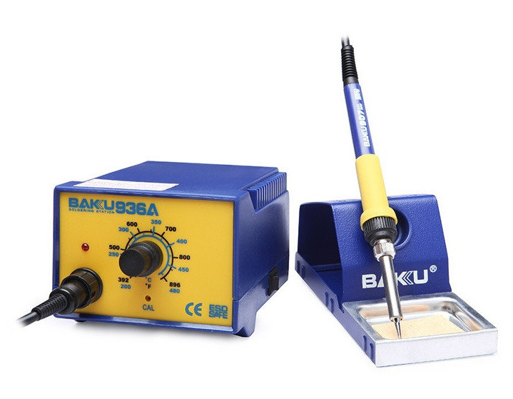 Паяльна станція BAKKU BK-936A, паяльник з блоком регулювання, Box (263 ...