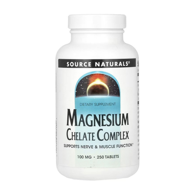 Хелатний магній Source Naturals Magnesium Chelate Complex 250 tab (ID ...