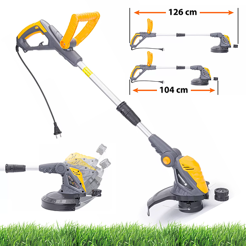 Электрический садовый триммер для травы и газона Powermat MT1400 ручные ...