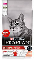 Сухий корм PRO PLAN Original Adult 1+ для дорослих котів, з лососем 1.5 ...