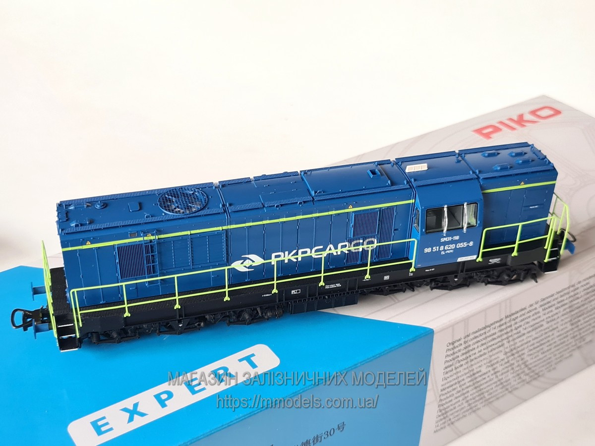 PIKO 52300 модель маневрового тепловоза SM31-118 PKP, масштаба Н0 1:87 ...