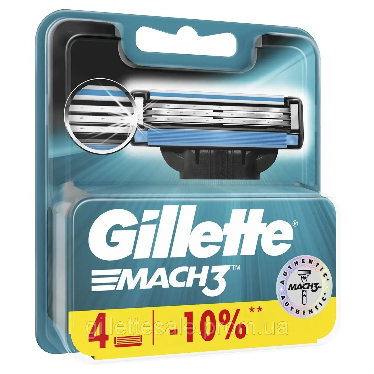 Gillette Mach3 4 шт. сменные кассеты для бритья джилет мак3 (ID ...