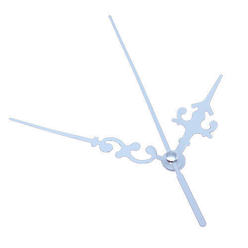 Стрелки для часов, часового механизма, комплект из 3 стрелок, белые l ...