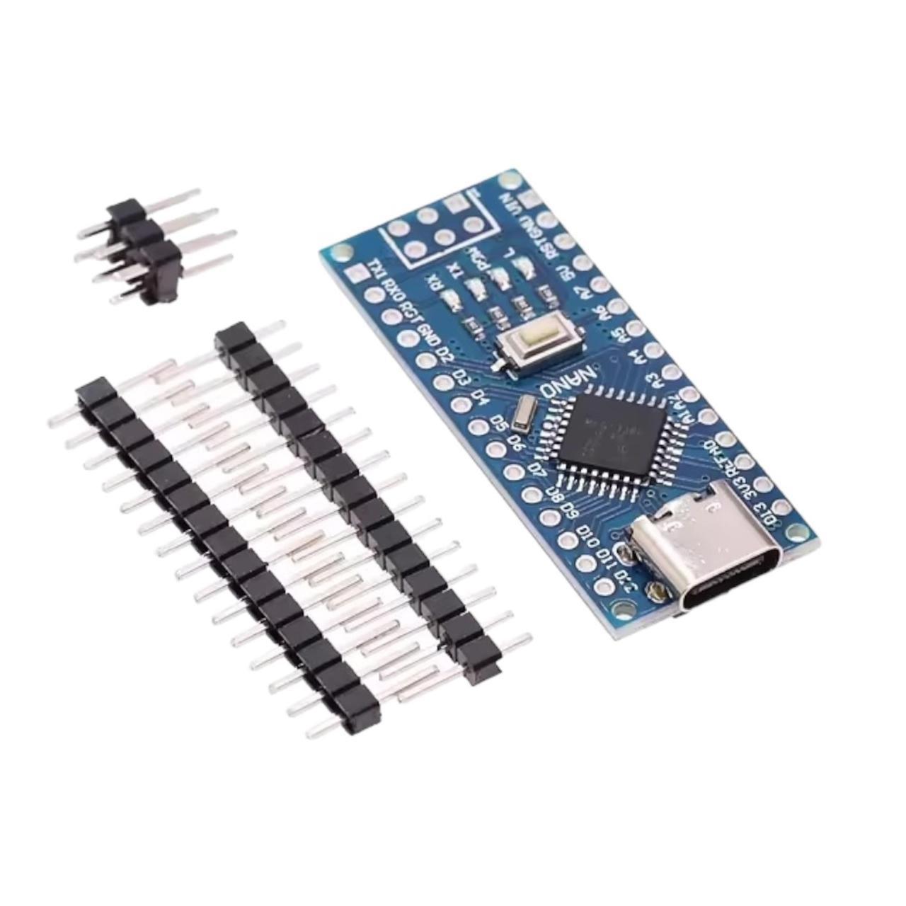 Плата налагоджувальна Arduino Nano V3.0 AVR ATmega328P TYPE-C (ID#2142080571), ціна: 275 ...