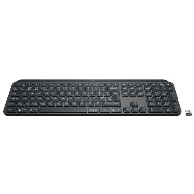 Клавиатура Logitech MX Keys Advanced for Business Wireless Illuminated UA Graphite 920-010251 e ...