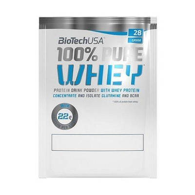 Протеин BioTechUSA 100% Pure Whey 28 g 1 servings Caramel Cappuccino ...