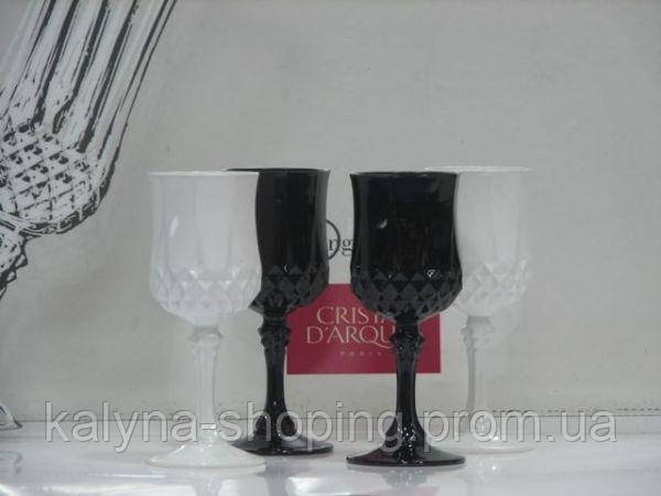 Набір чарок Luminarc Longchamp Folies black and white D6582 40 мл 4 шт ...