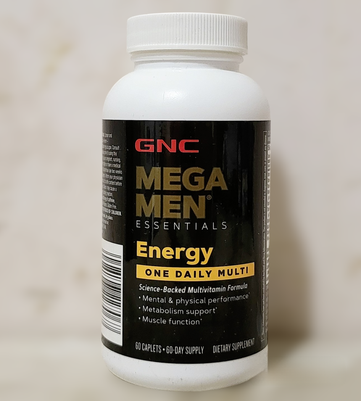 GNC Mega Men Essentials Energy One Daily Multi 60 капсул ...