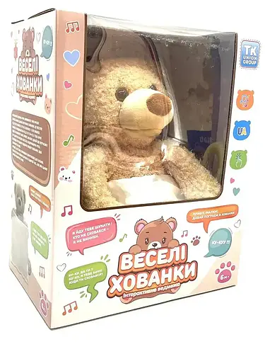 Детский интерактивный медведь "Веселые прятки", ТК - 77107 "TK Group ...