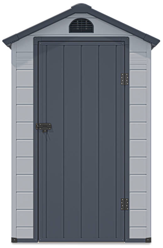 Сарай хозблок пластиковий для саду Hardmaister Vermont Light Grey ...