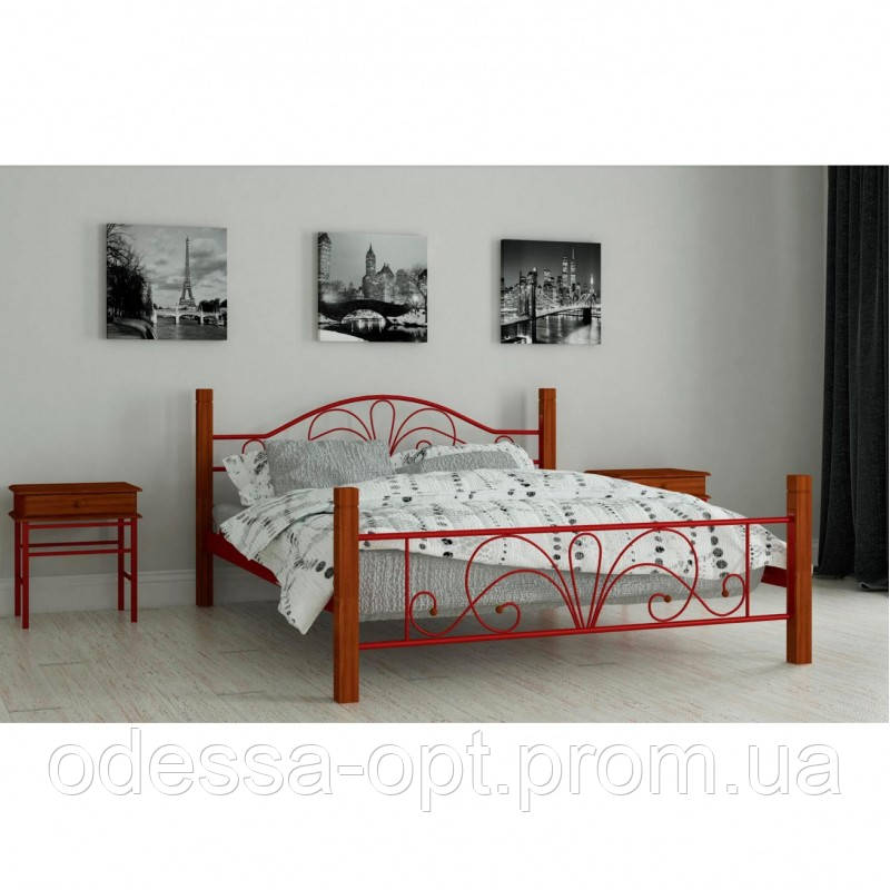 Купить Кровать металлическая, цена — Prom.ua (ID#411880702)