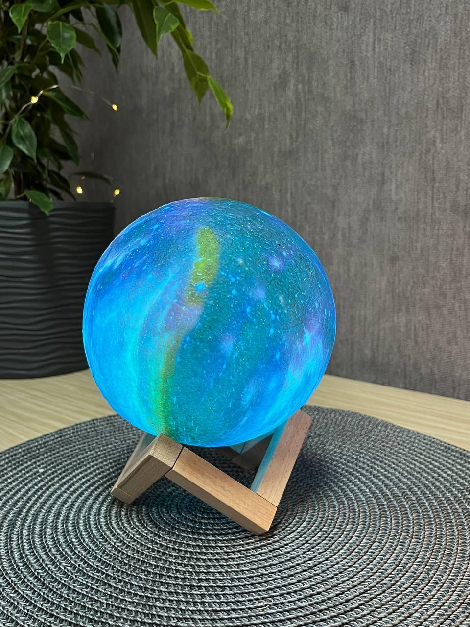 Світильник-лампа 3D космос Moon-light/Нічник місяць із мультирежимом ...