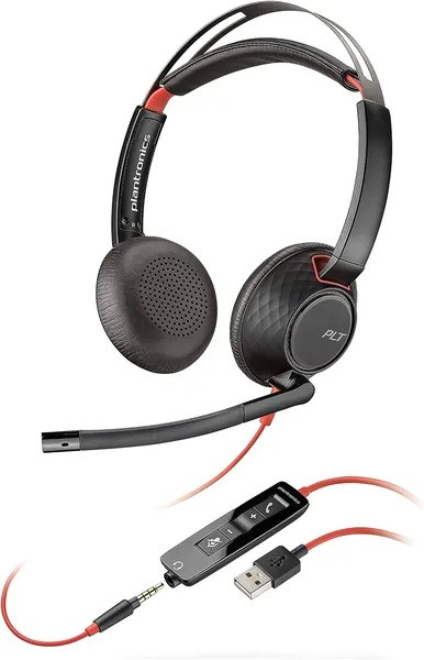 Навушники з мікрофоном провідні USB Plantronics Blackwire C5220 ...