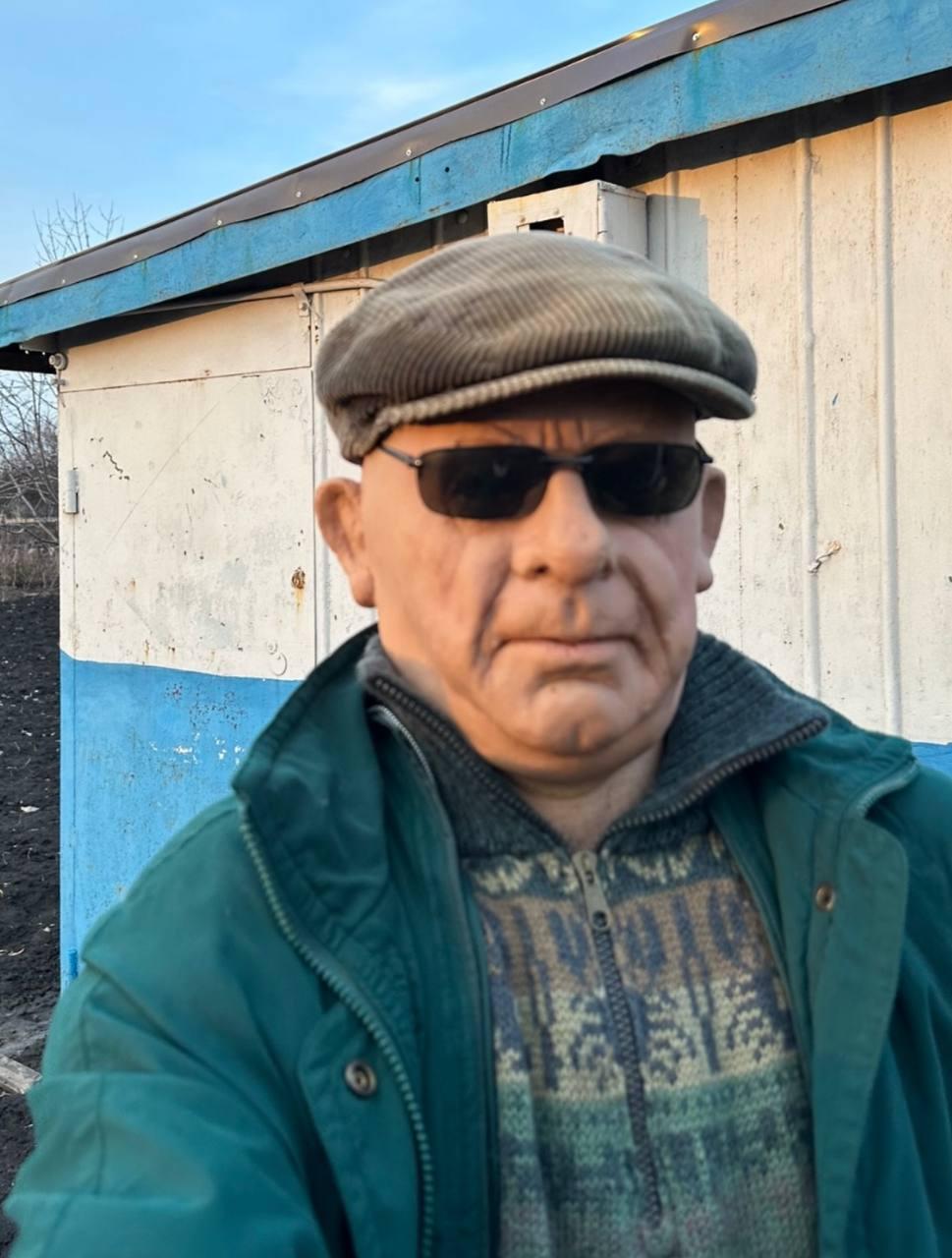 Маска реалистичная силиконовая старик (ID#2057248893), цена: 13600 ...