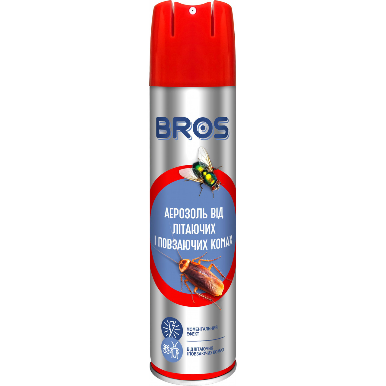 Аэрозоль от насекомых Bros от летающих и ползающих насекомых 400 мл ...