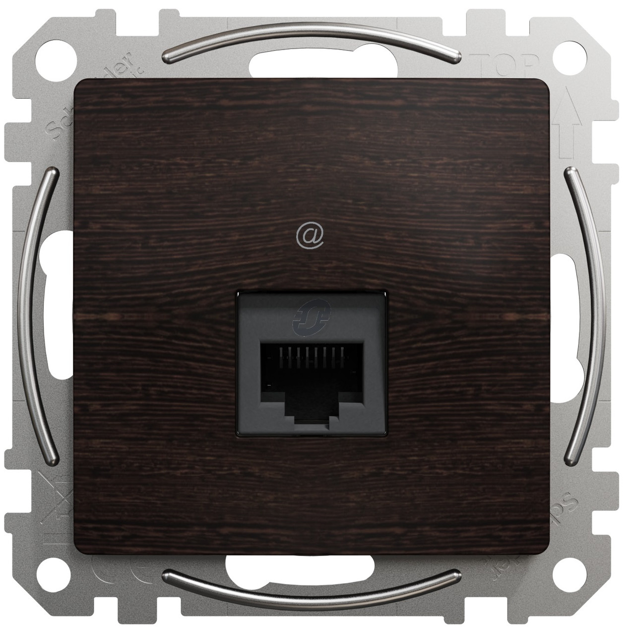 Розетка компьютерная Rj45 5Е Utp венге Sedna Schneider Electric купить в Электро стиль