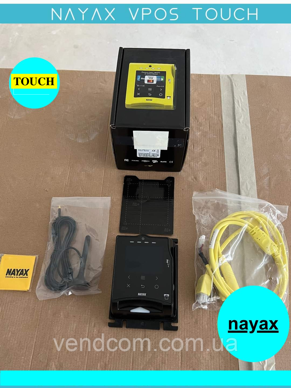 Терминал Nayax VPOS TOUCH для бесконтактных и мобильных платежей (ID#2095822147), цена: 24000 ...