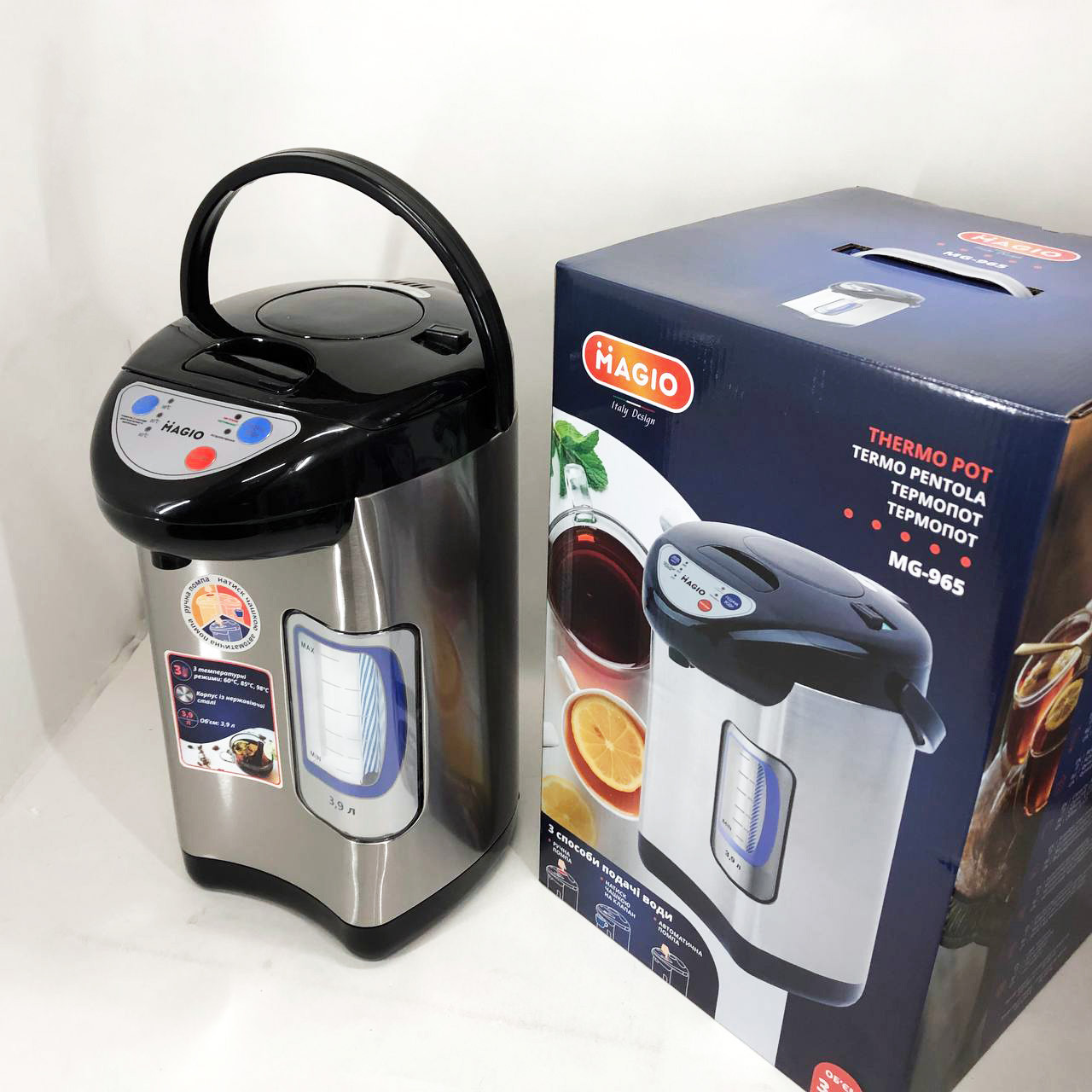 Кухонный Термочайник MAGIO MG-965, Термо-пот для Дома, Термопот с YM-533 Автоматическим ...