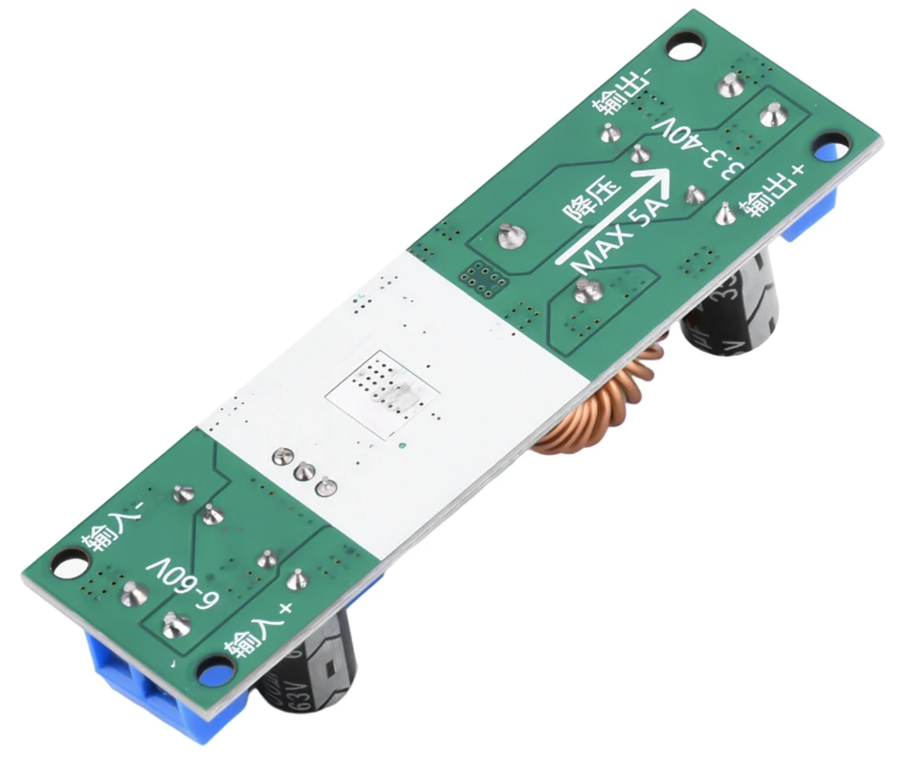 Стабілізатор/перетворювач понижувальний DC-DC 6-60В - 3.3-40В 5А HW ...