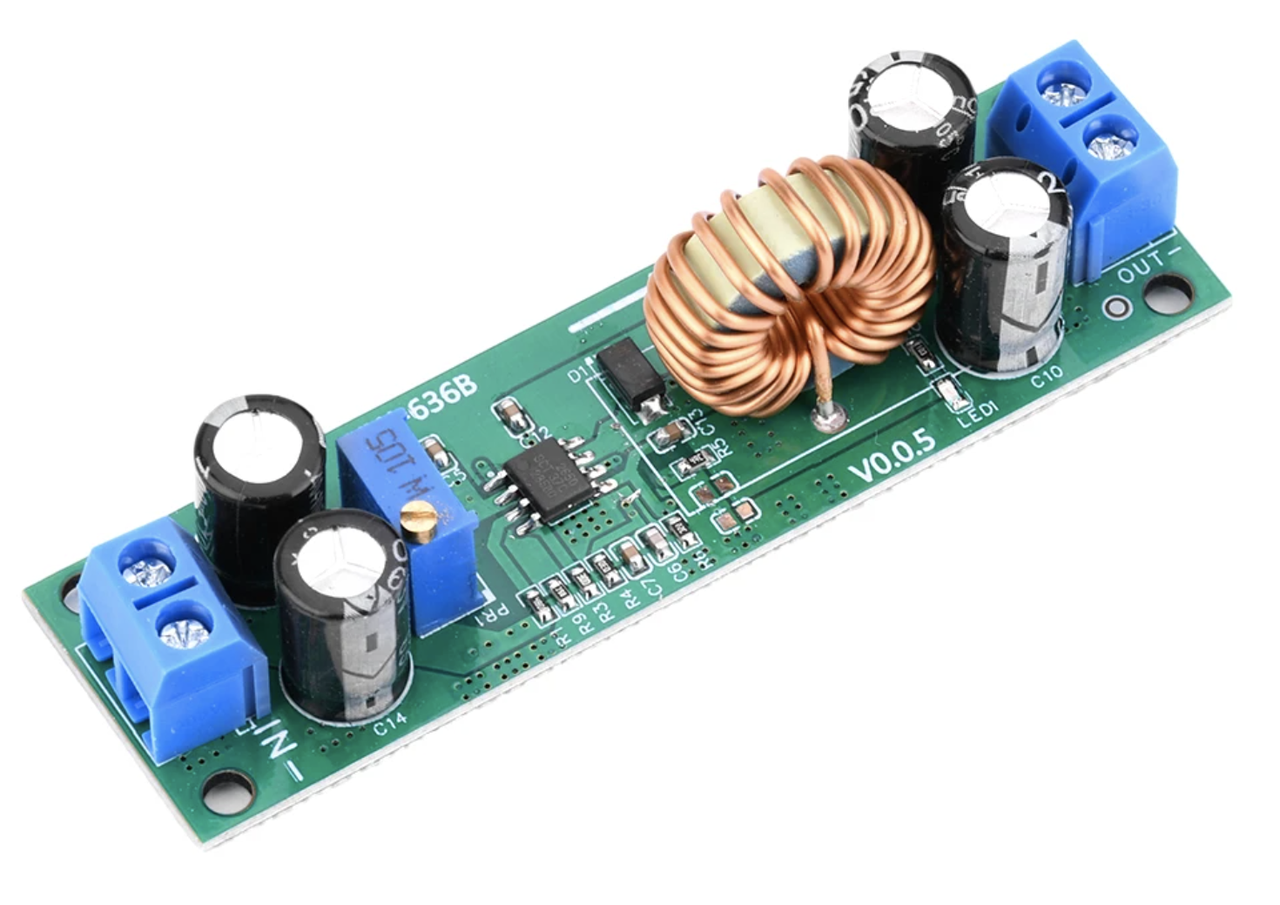 Стабілізатор/перетворювач понижувальний DC-DC 6-60В - 3.3-40В 5А HW ...