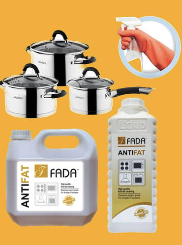 ЗАСІБ ОЧИЩУЮЧИЙ ДЛЯ ВИДАЛЕННЯ ПРИГОРІЛОГО ЖИРУ "ФАДА АНТИ ЖИР (FADA ...