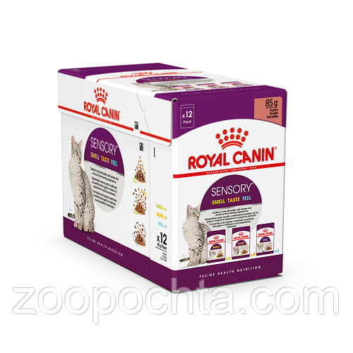 Влажный корм для кошек ROYAL CANIN SENSORY MULTIPACK GRAVY (Роял Канин ...