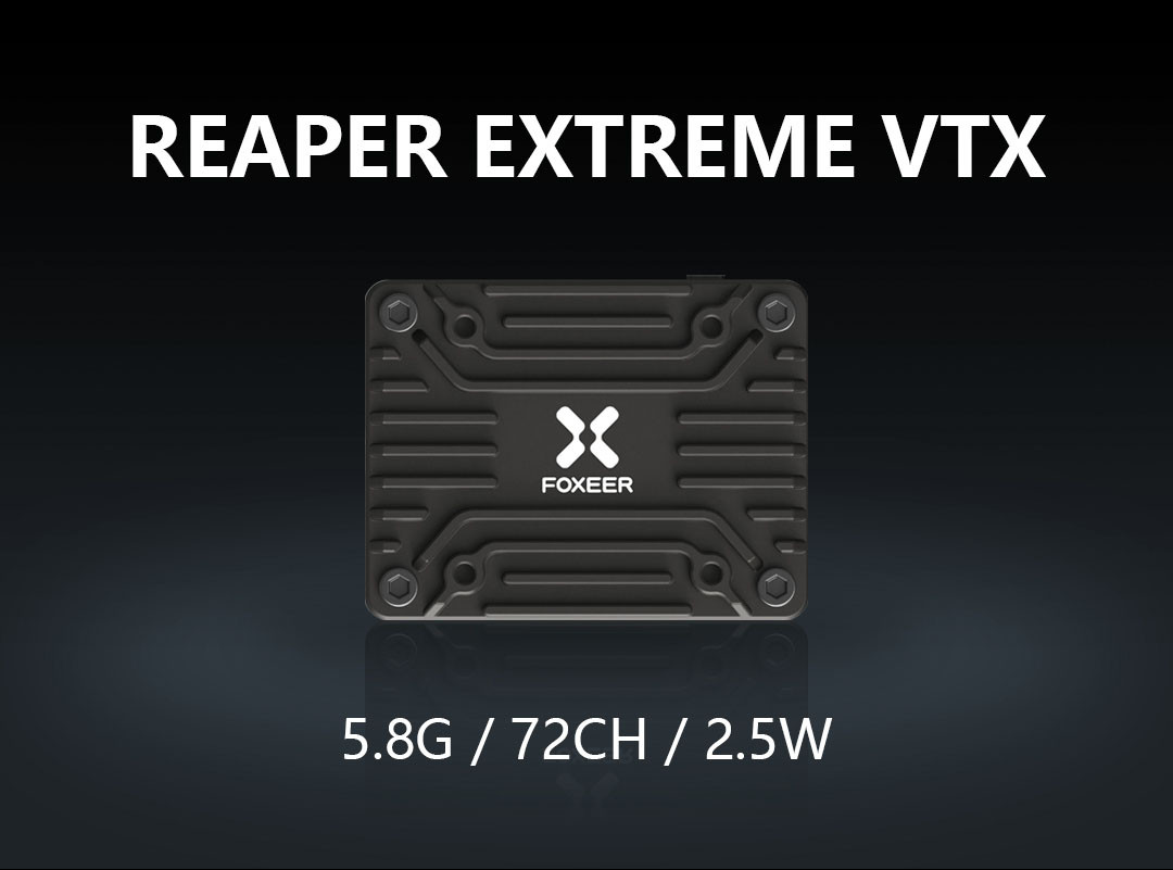 Купити Відеопередавач Foxeer Reaper Extreme V2 5.8G 2.5W VTX | VTX.Drone ⚡| Комплектуючі для FPV ...