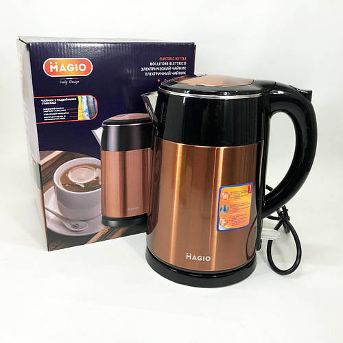 Електрочайник MAGIO MG-490, 1240Вт, 1.5л, гарний електричний чайник, тихий ZE-547 електричний ...