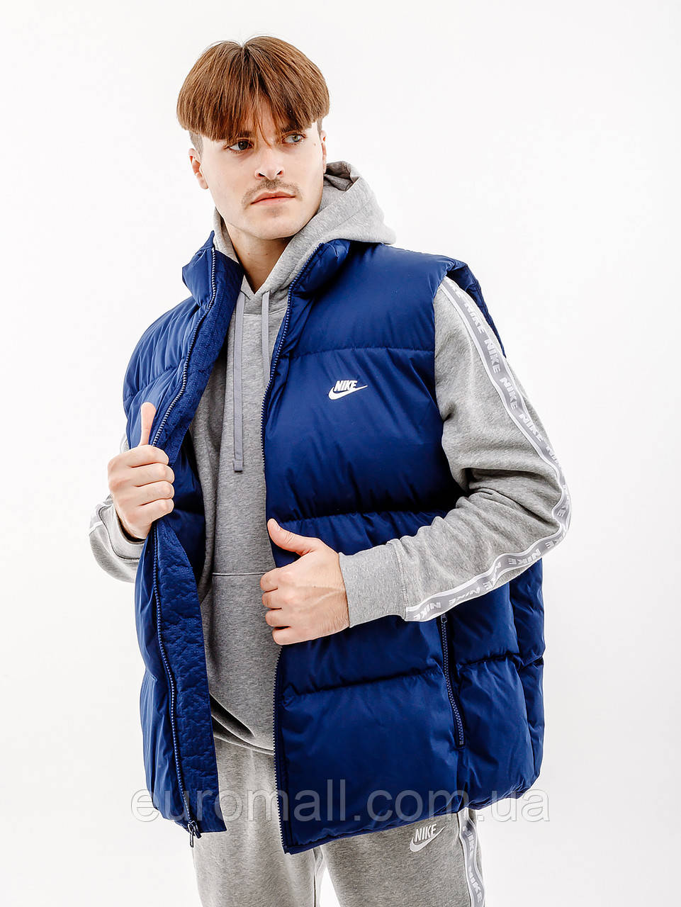 Жилетка Nike Club Puffer FB7373-410 Розмір EU: M (ID#2216901967), ціна ...