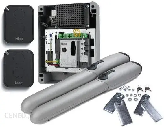 Zestaw NICE WINGO 3524 24V do bramy dwuskrzydłowej (bez fotokomórek ...
