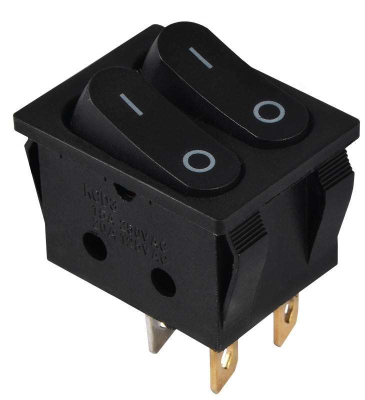 KCD2-5-2101 B/B Перемикач 2 клав. чорний (ID#2207957992), цена: 29.71 ...