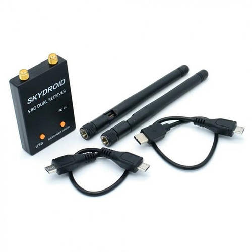 Приемник FPV радиосигнала Skydroid 5.8G для Android Dual Black DS (ID ...