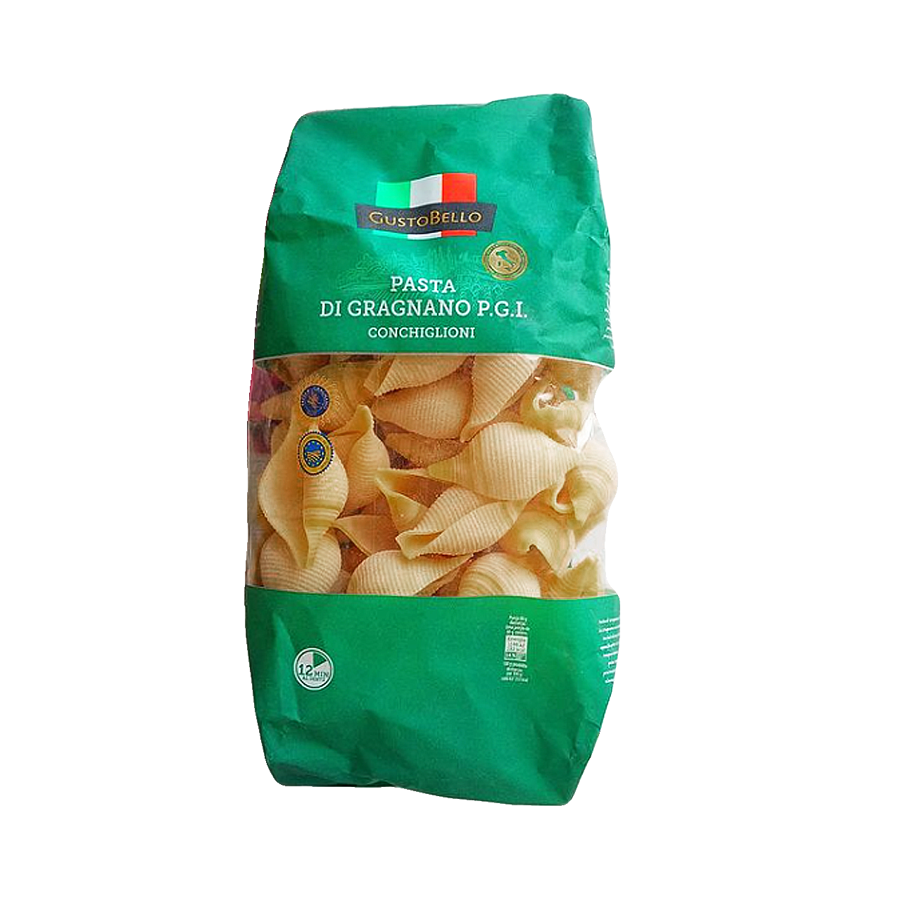 Макарони Gustobello Pasta di Gragnano P.G.I. Conchiglioni 500г (ID ...