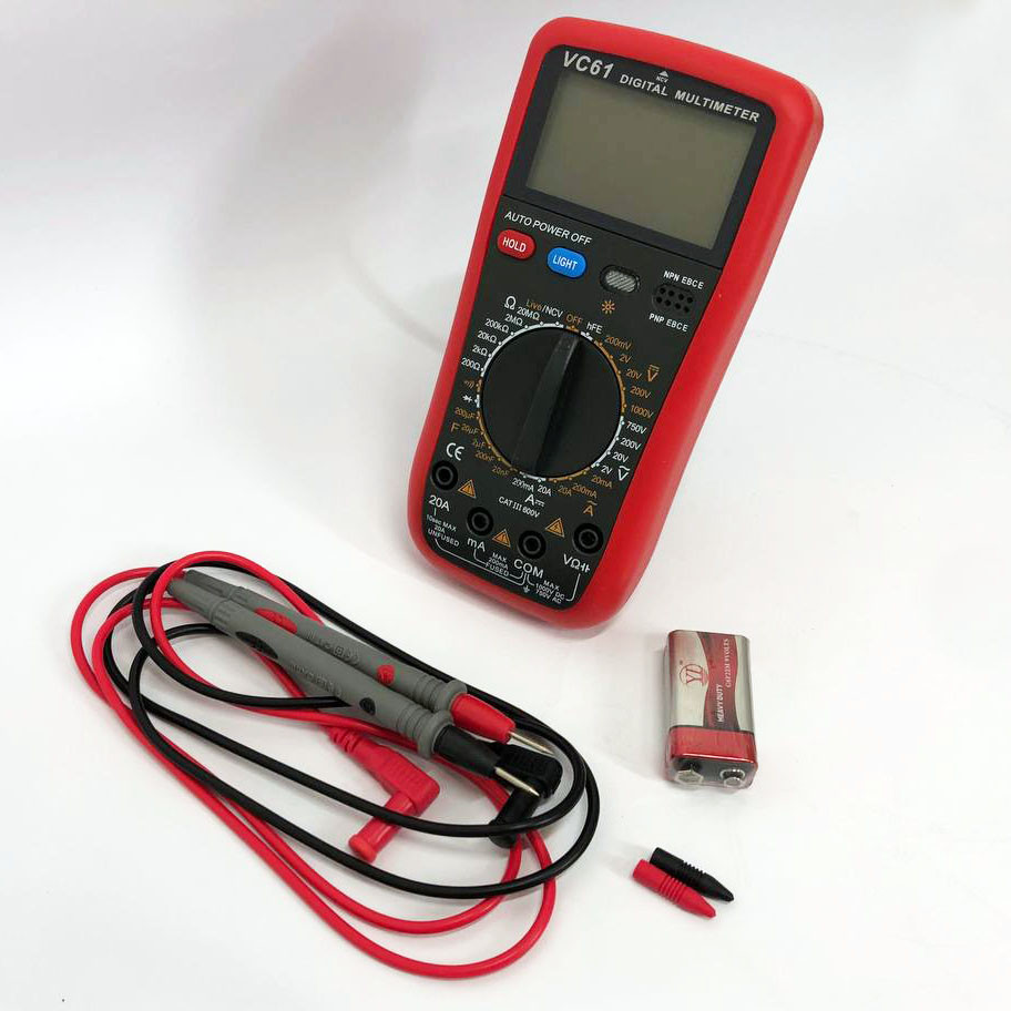 Тестер профессиональный Digital VC61, Мультиметры измерительные ...
