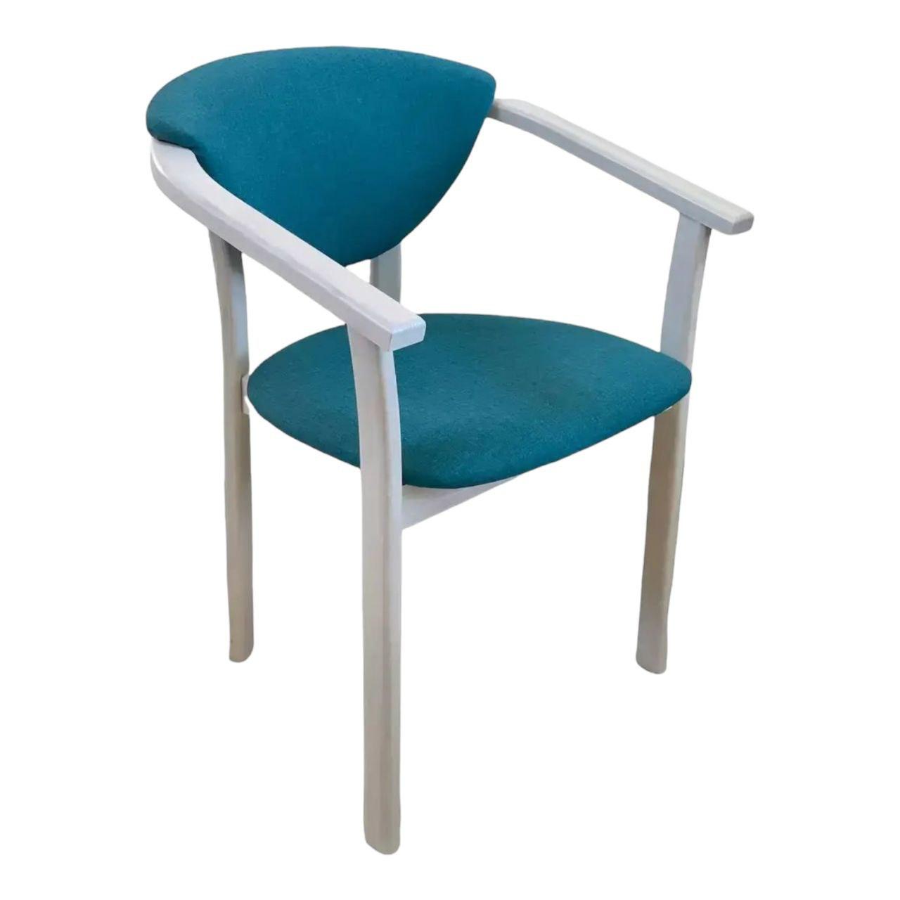 Стілець на кухню деревяний обідній з підлокітниками Алексіс кухонні стільці для бару кафе