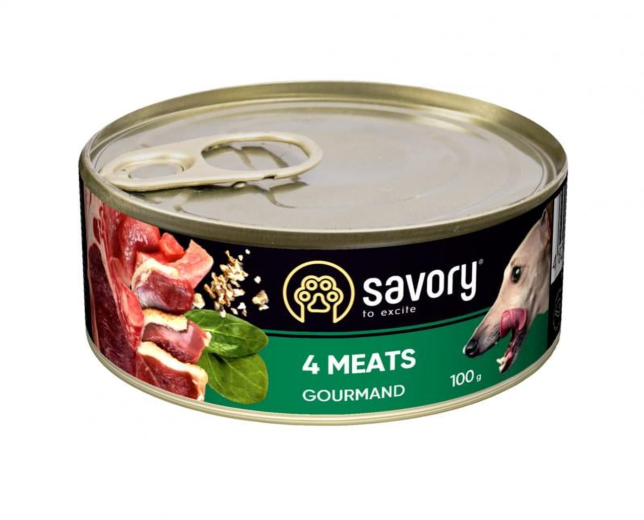 Консервы для собак Сейвори Savory Dog Gourmand 4 вида мяса, 100 г ...