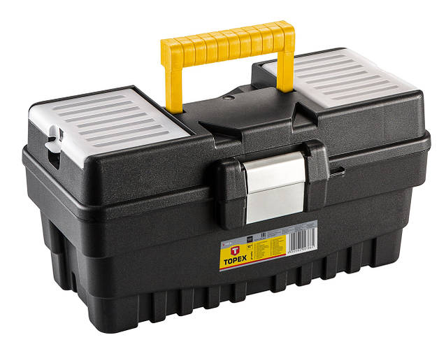 Topex Ящик для інструменту, 15", з лотками, 37.4х19.8х18.9 см (ID ...