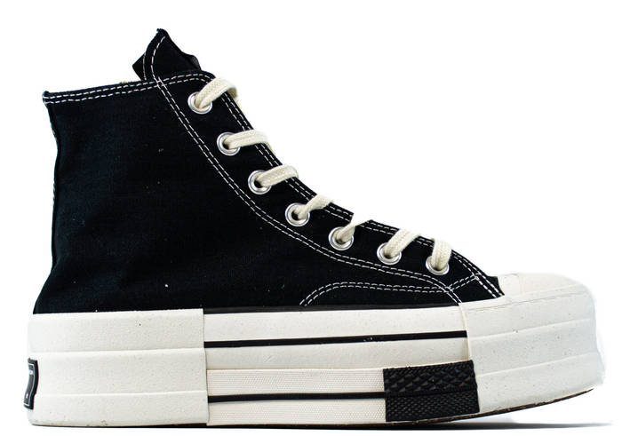 Жіночі кеди Rick Owens x Converse DRKSTAR Double High Black (ID ...