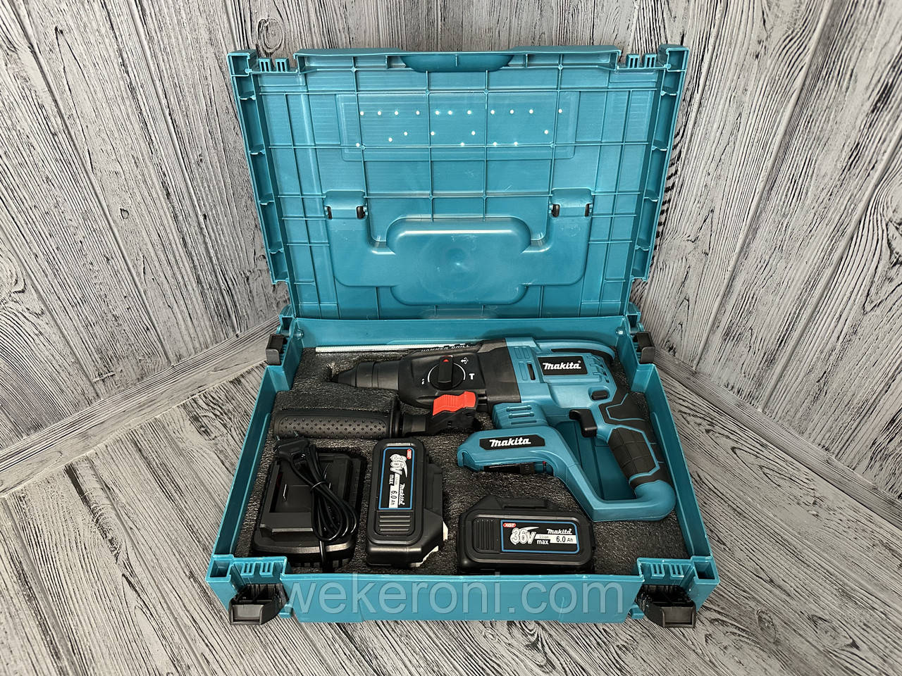 Акумуляторний перфоратор Makita DHR202 Homeline (2 х 6.0 А·год ...