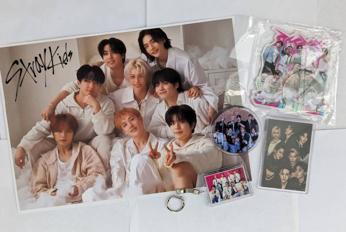 Stray kids box набор Стрей кидс плакат брелок значок магнит стенд к-поп ...