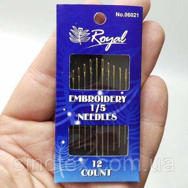 Голки 12шт 1 5 для ручного шиття Sindtex 06021 продаж ціна у Одесі Прикладні матеріали для