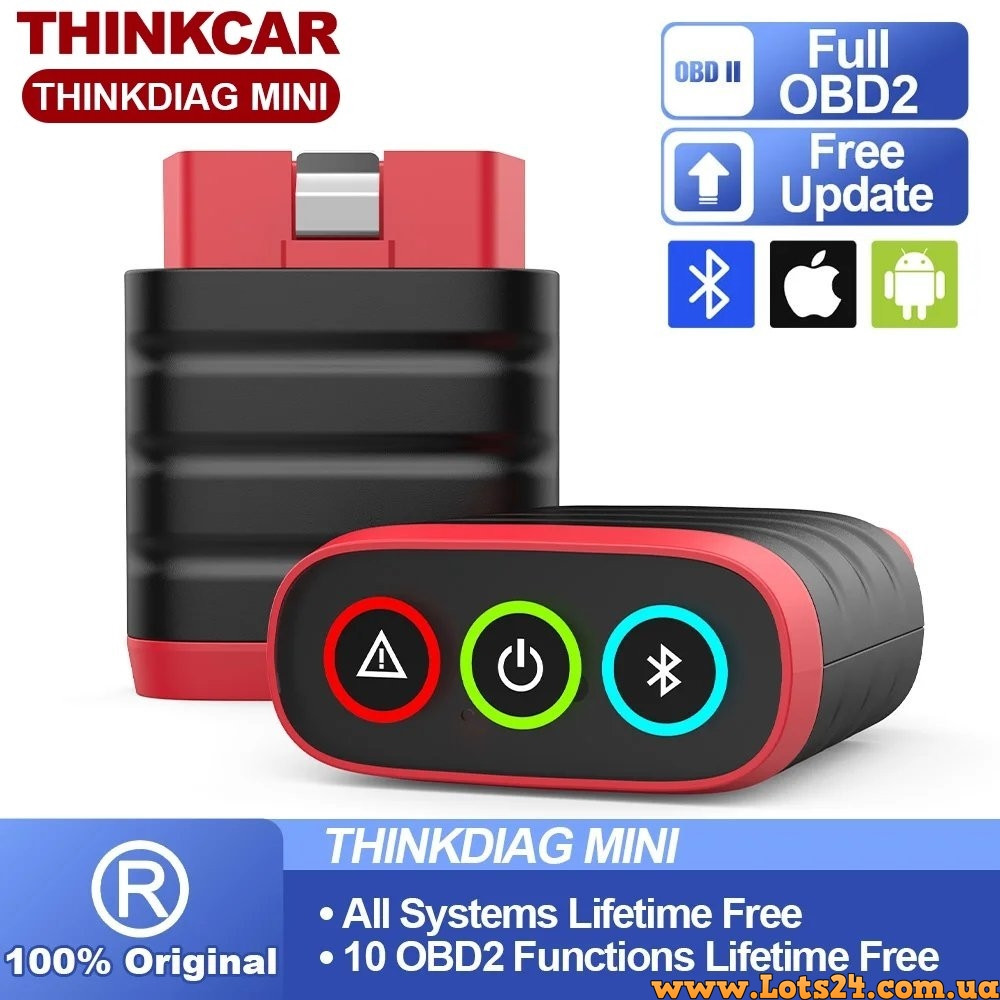 Автосканер Launch x431 THINKCAR THINKDIAG MINI BLUETOOTH діагностичний сканер адаптер для авто ...