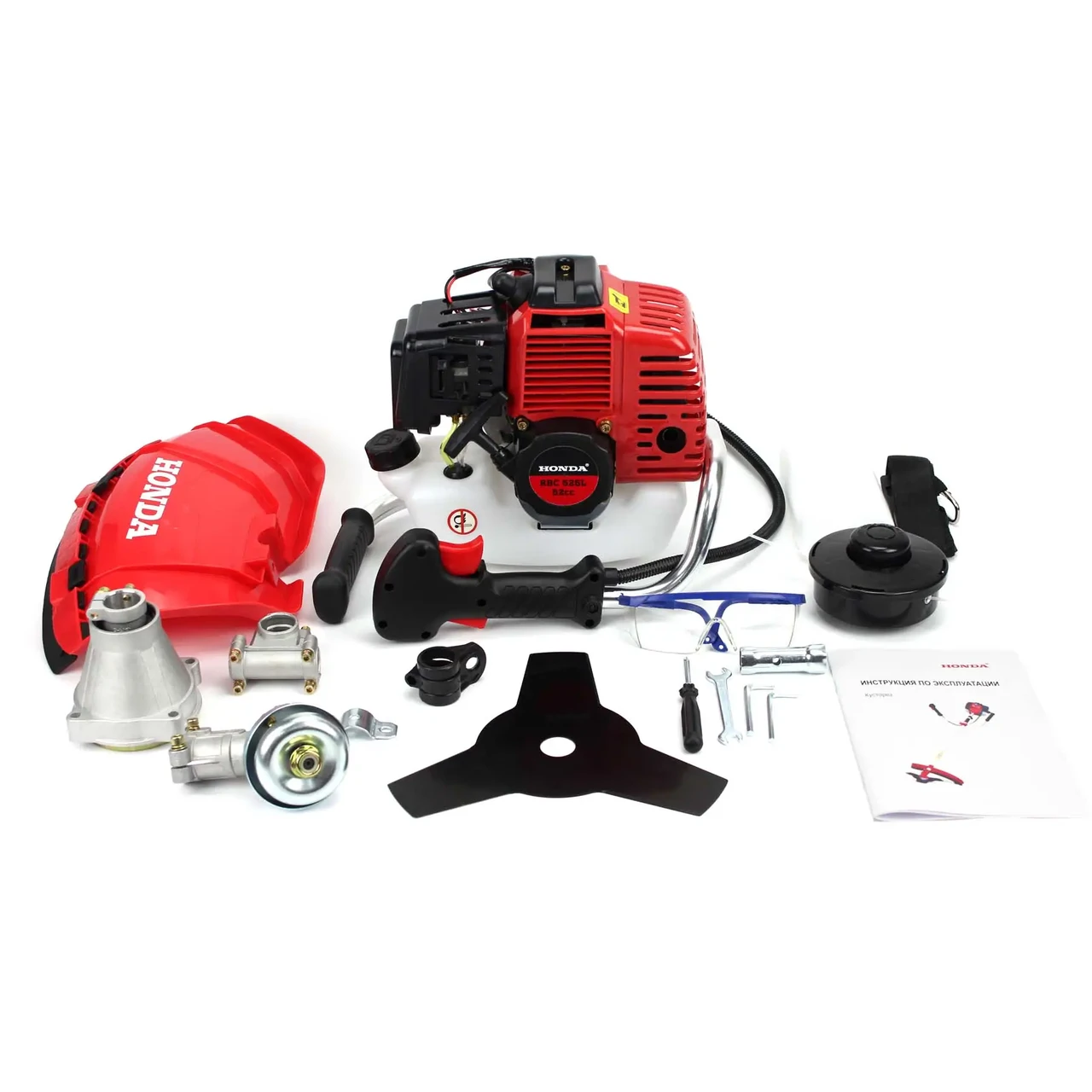 Професійна садова бензокоса 3,8 кВт HONDA RBC 525L, Бензиновий 2х ...