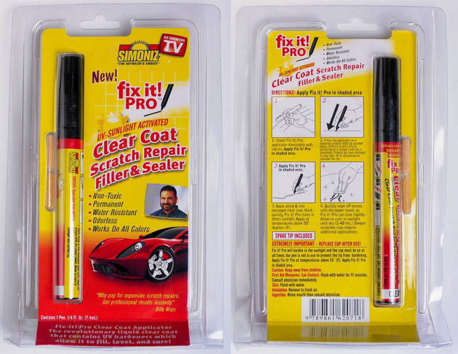 Карандаш для удаления царапин с автомобиля Simoniz Fix It Pro. Средство ...