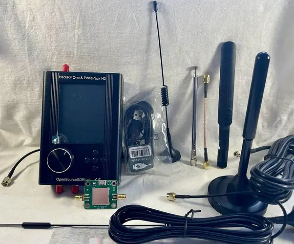 HackRF One Portapack H2 Mayhem SDR радиостанция с 6 антеннами 1МГц 6ГГц ...