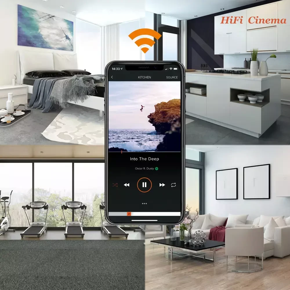 Активные потолочные динамики серии Lithe Audio Pro Series Wi-Fi ...