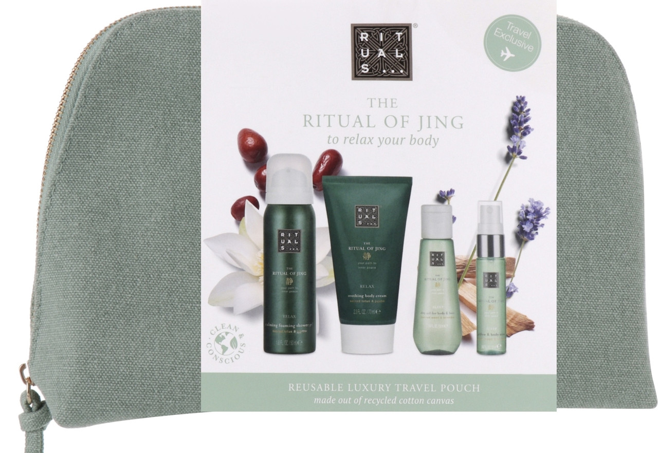 Набір Rituals The Ritual of Jing Travel з косметичкою, 4 позиції ...