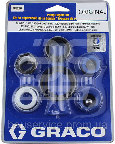 Ремкомплект насоса GRACO FinishPro 390/395/595.390 Ultra Ultra Max II ...